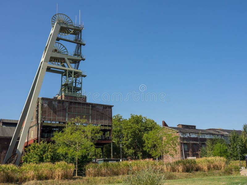 Mine in the German Ruhr Area Editorial Photo - Image of summer, mining ...