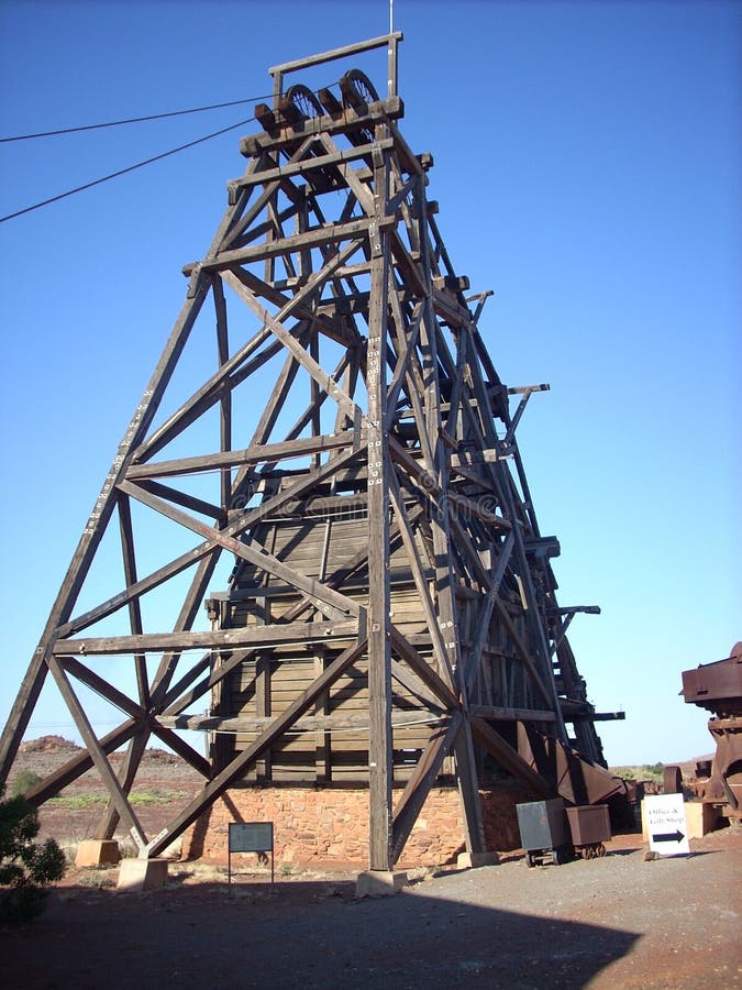 Mine head frame stock photo. Image of outdoors, frame - 30644928