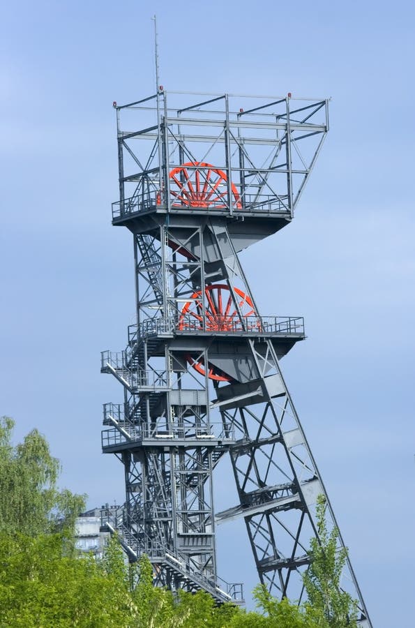 Mine head gire stock image. Image of head, winding, mining - 9567641