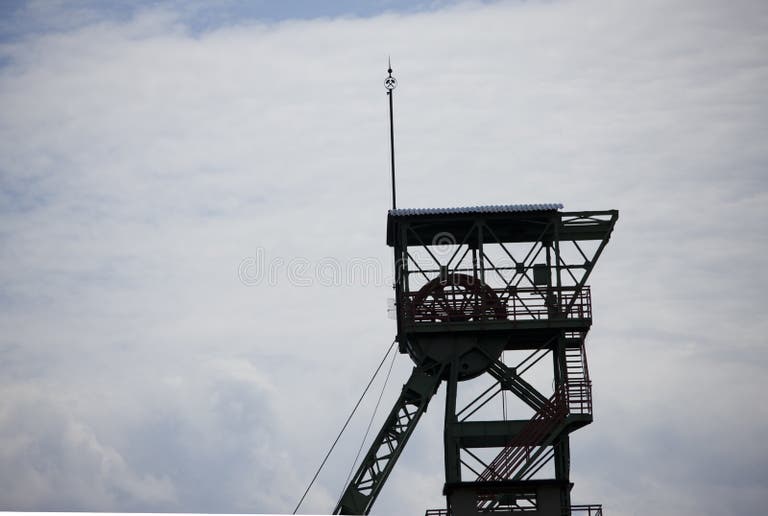 Mine head gire stock image. Image of head, winding, mining - 9567641