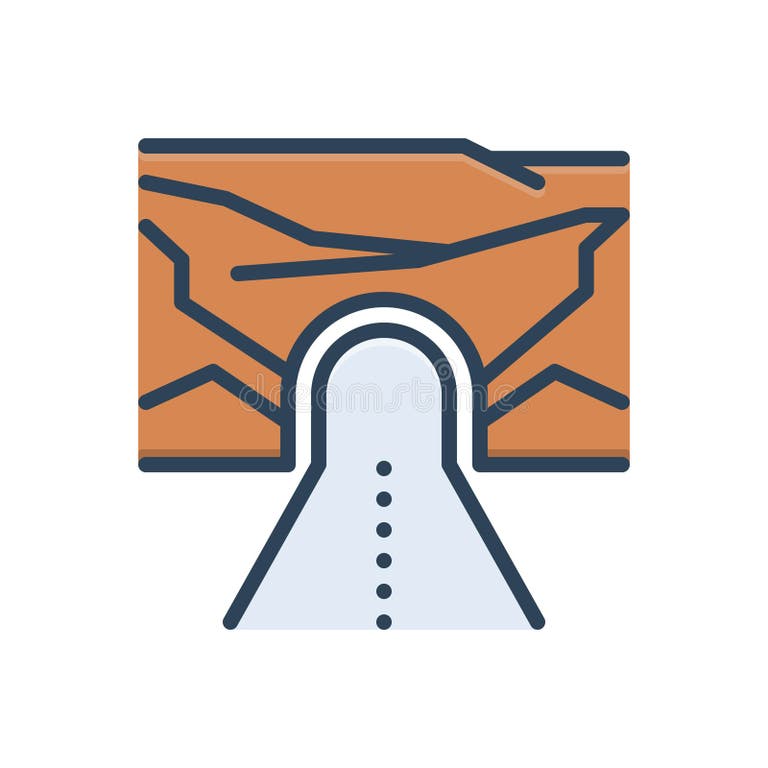 Color Illustration Icon for Mine, Colliery and Worker Stock Vector ...