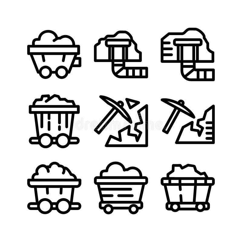 Open Pit Icons Stock Illustrations – 67 Open Pit Icons Stock ...