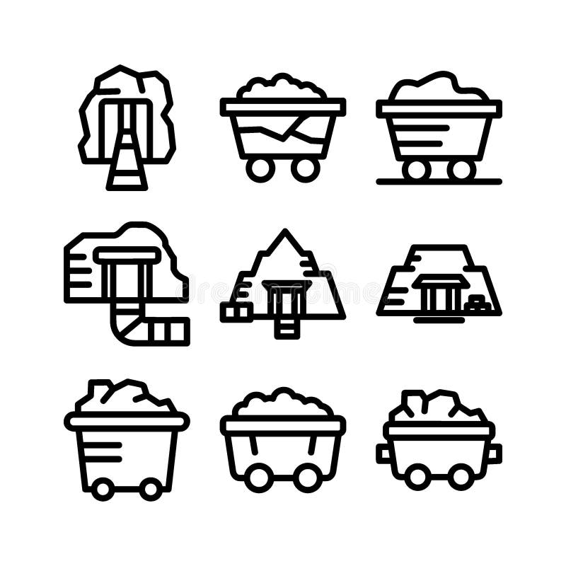 Open Pit Icons Stock Illustrations – 67 Open Pit Icons Stock ...