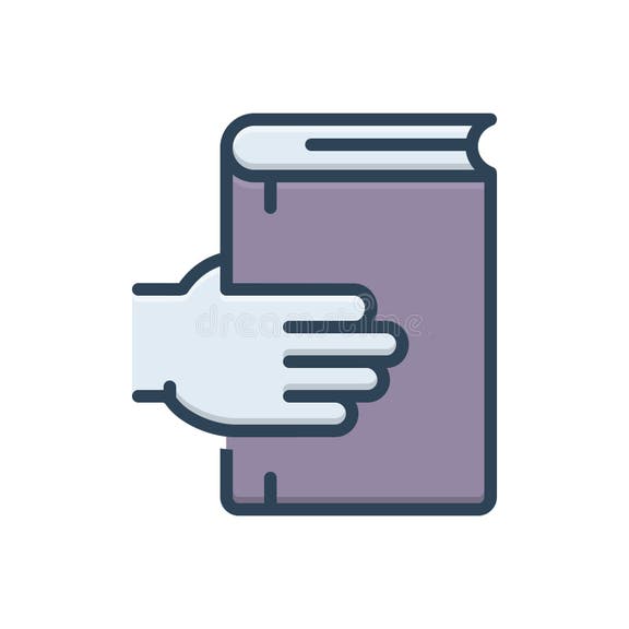 Color Illustration Icon for Mine, Own and Personal Stock Illustration ...