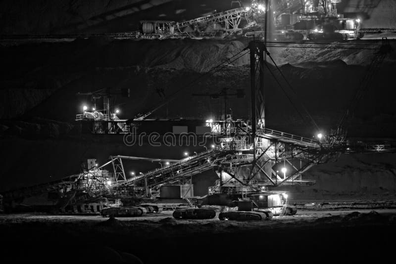 Mine machine stock photo. Image of black, coal, extract - 53254484