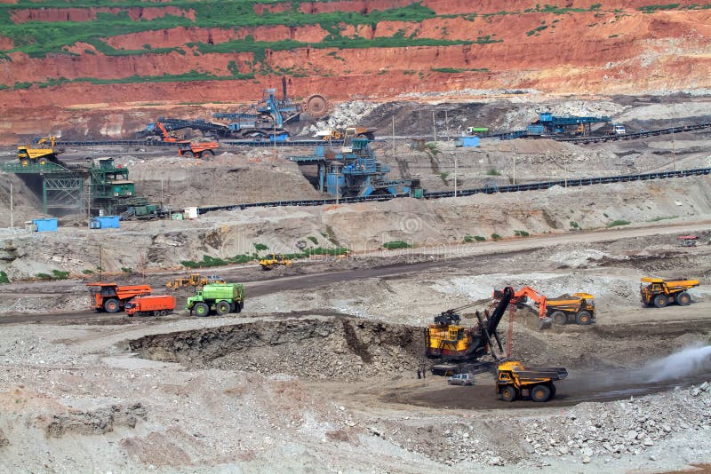 Mine stock image. Image of large, machines, gold, geology - 59592727