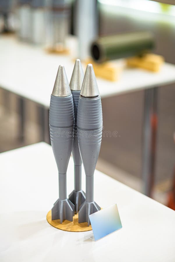 Mine of 60 Mm Caliber with Increased Fragmentation Damage Stock Photo ...