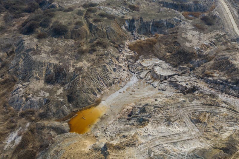Mine pit stock photo. Image of dirt, environment, construction - 148110126