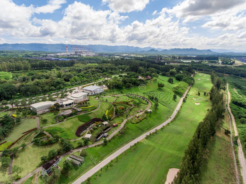Mine Pits ; Aerial View stock image. Image of office - 85523003