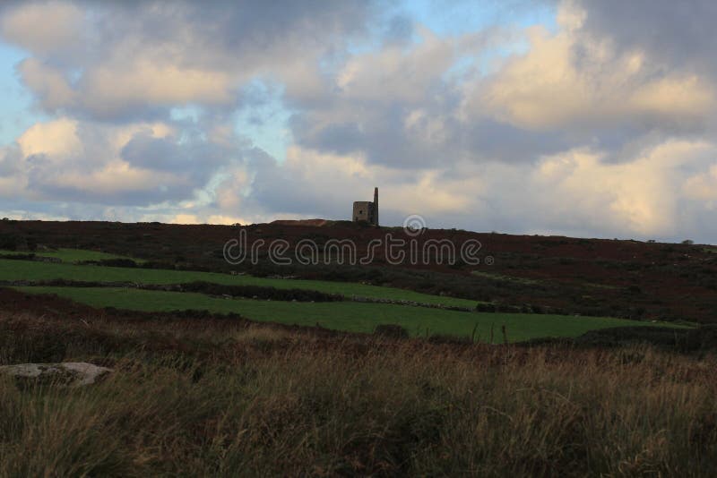 Cornish landscape stock image. Image of shoreline, horizon - 2654777