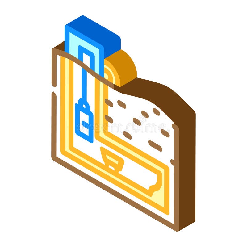 Mine Shaft Isometric Icon Vector Illustration Stock Vector ...