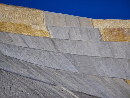 Mine Slope Stabilization Process with Geosynthetics and Shotcrete Stock ...