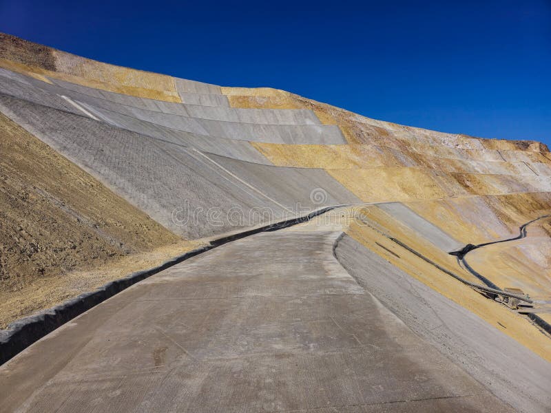 Mine Slope Stabilization Process with Geosynthetics and Shotcrete Stock ...
