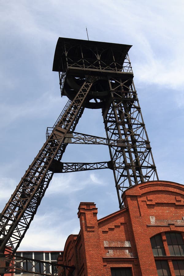 Mine tower stock image. Image of evening, colliery, hamm - 20458245