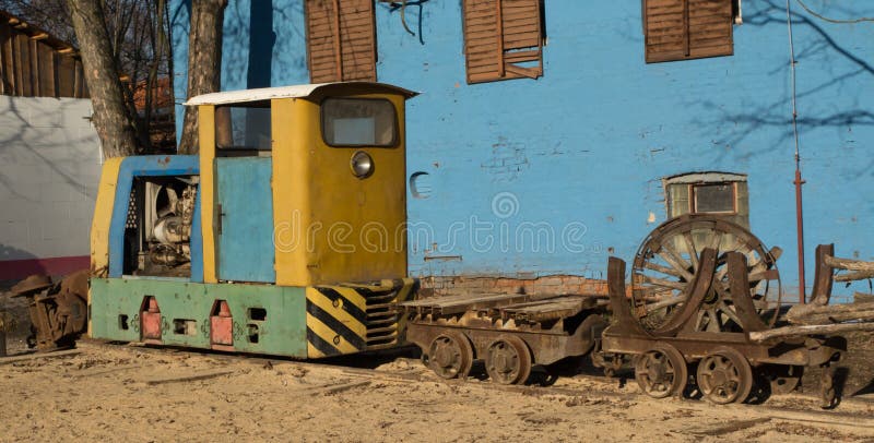 Mine Train stock image. Image of industry, entrance, bohemia - 64432143