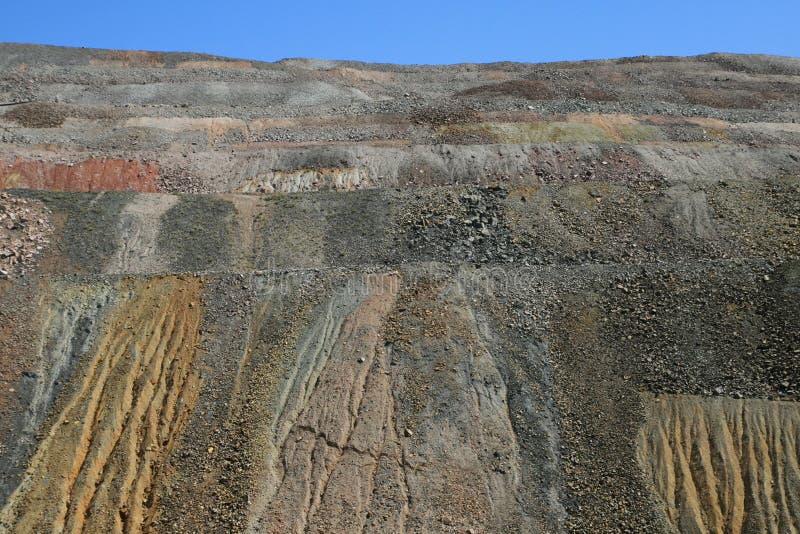 Mine waste piles stock image. Image of piles, copper - 13823591
