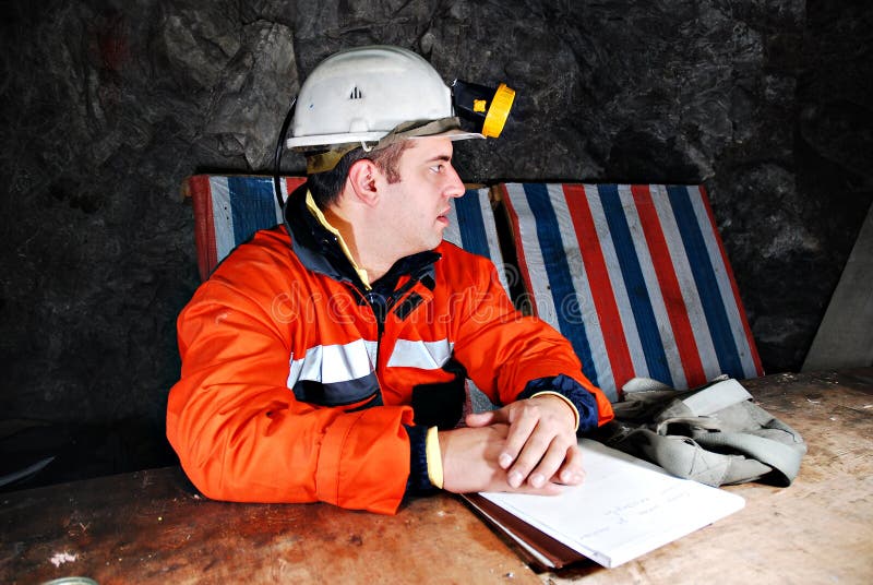 Mine worker stock image. Image of handsome, black, people - 3819029