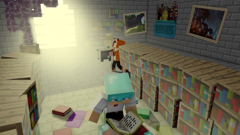 Little Girl Playing Minecraft on Apple IPad Air Editorial Stock Photo ...