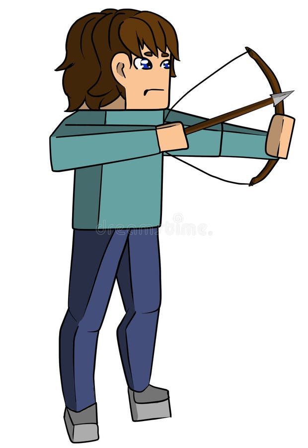 Minecraft de la flecha stock de ilustración. Ilustración de arte - 41250111