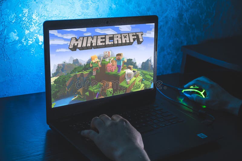 Minecraft is a Sandbox Video Game. Video Computer Game Editorial ...