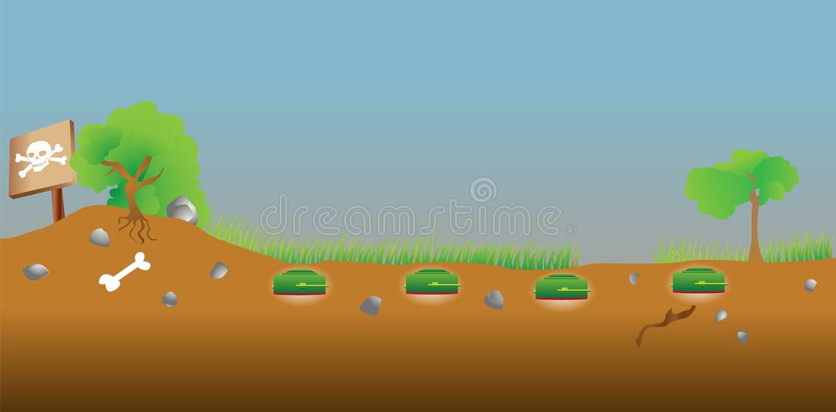 Minefield Sign Stock Illustrations – 40 Minefield Sign Stock ...