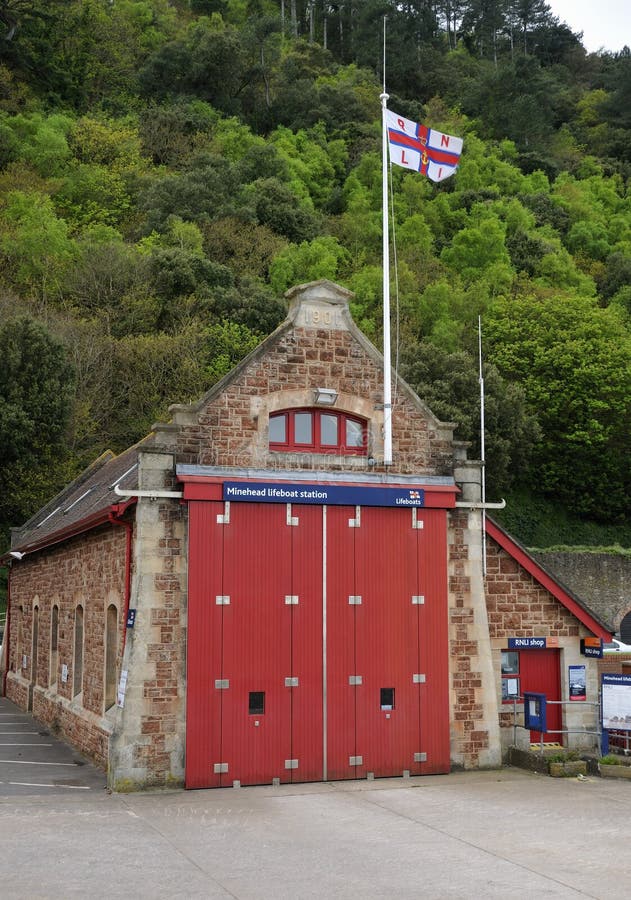 Minehead Lifeboat Station editorial photography. Image of steep - 43162627