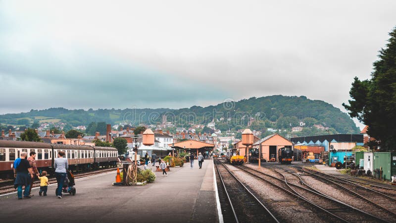 Minehead West Somerset Steam Railway Station Editorial Image - Image of ...