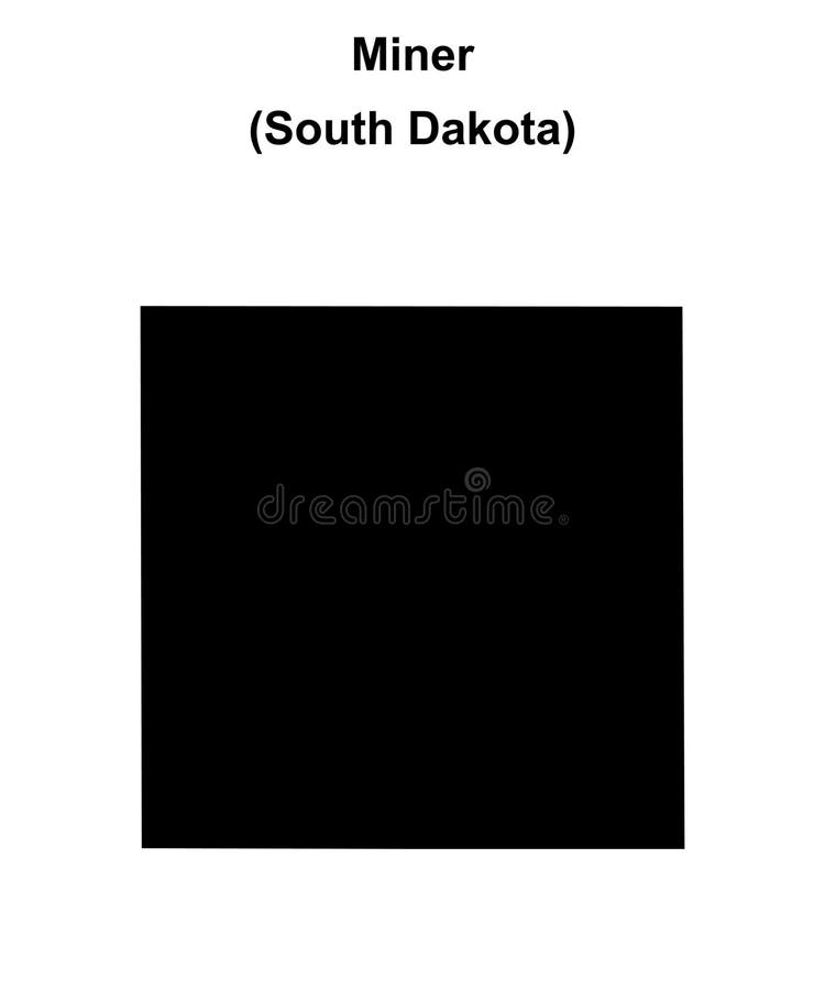 Miner outline map stock vector. Illustration of boundaries - 361759529