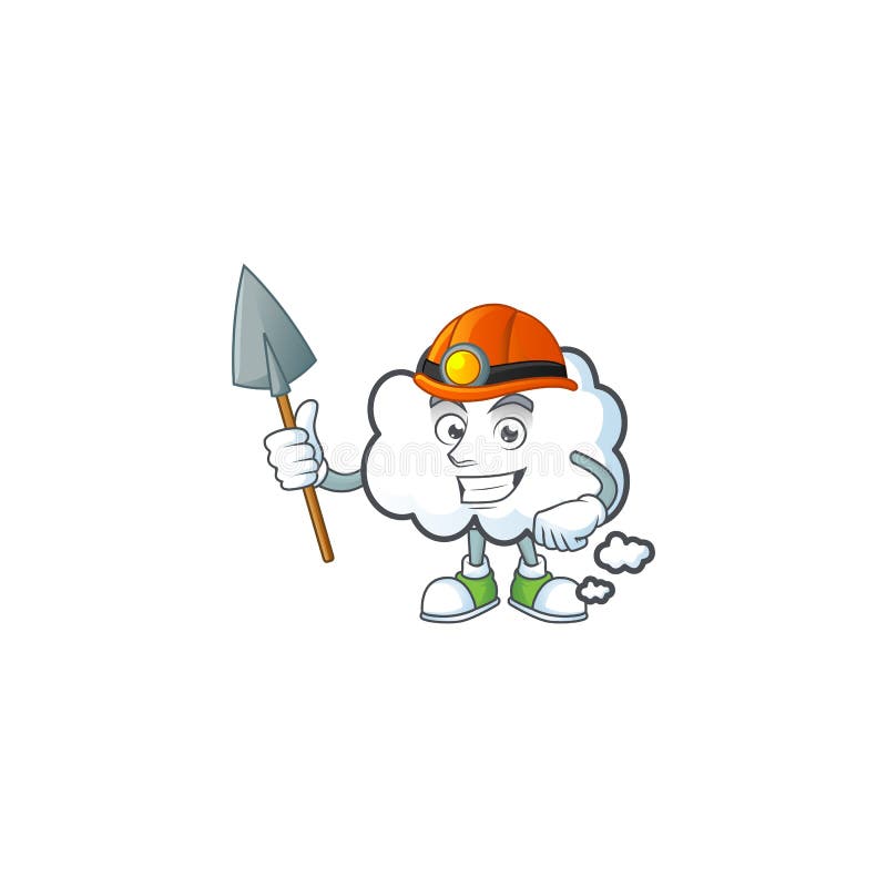 Miner Design Cloud Bubble for Icon Thinking Stock Vector - Illustration ...