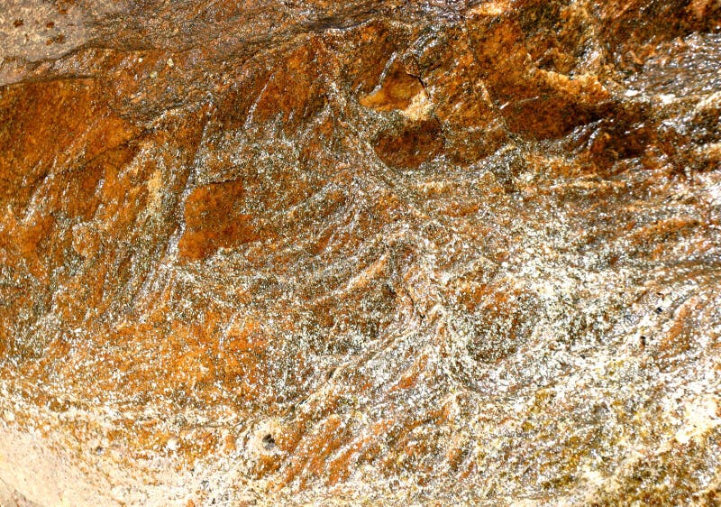 Minéral doré photo stock. Image du chaotique, structure - 274480