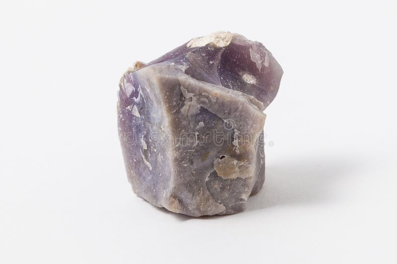 Minerai De Silex Sur Un Fond Blanc Photo stock - Image du quartz, roche ...