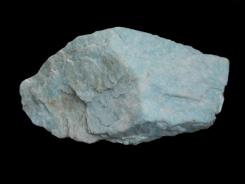 K-Feldspato Gráfico Azul Esverdeado Do Amazonite Com Minerais De ...
