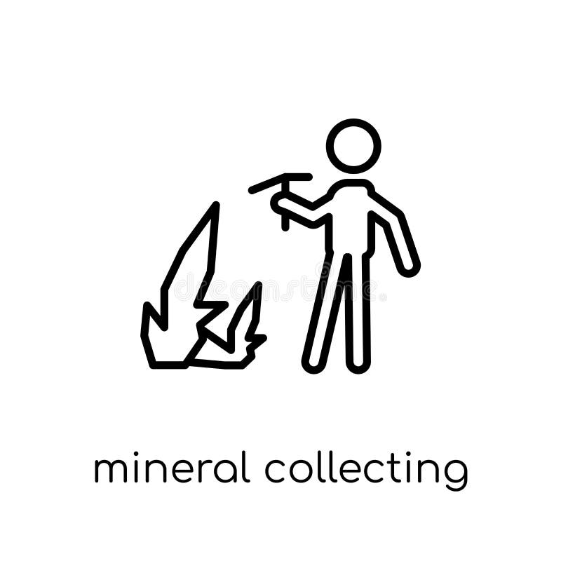 Linear Collecting Icon from Activity and Hobbies Outline Collection ...