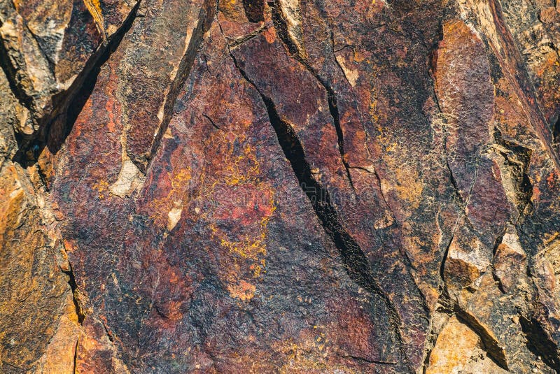 Mineral colored rocks, stock image. Image of natural - 236691575