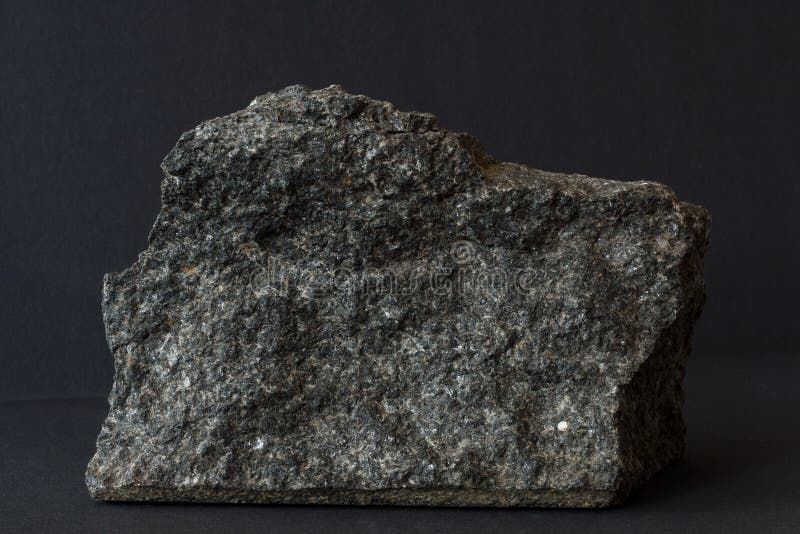 Gabro imagem de stock. Imagem de igneous, isolado, pedra - 42368285
