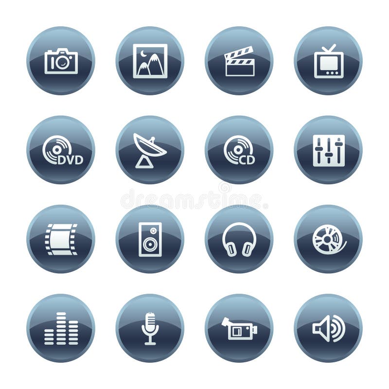 Round Web Icons / Buttons 3 Stock Vector - Illustration of buttons ... Round Web Icons / Buttons 3 Stock Vector - Illustration of buttons ...