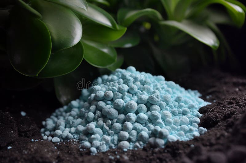 Mineral Fertilizer Close-up. AI Generated Stock Illustration ...