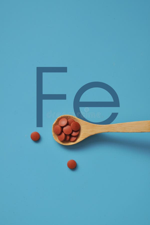 The Mineral "iron" in Tablets Stock Image - Image of health, deficiency ...
