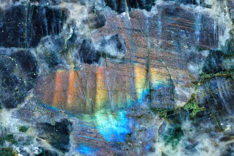 Mineral Labrador. the Texture of the Mineral. Macro Shooting of Natural ...