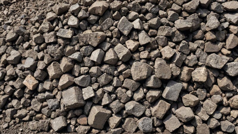 Mineral Mining Riches Lead Ore Pile Photography Stock Illustration ...