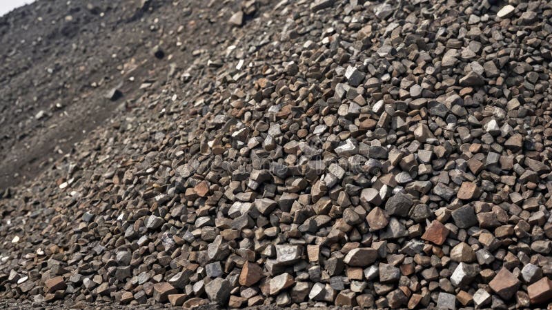 Mineral Mining Riches Lead Ore Pile Photography Stock Illustration ...