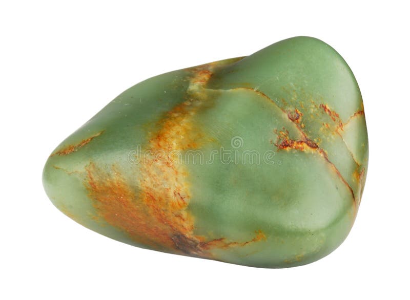 Mineral Nephrite of Light-green Color Stock Image - Image of mountain ...