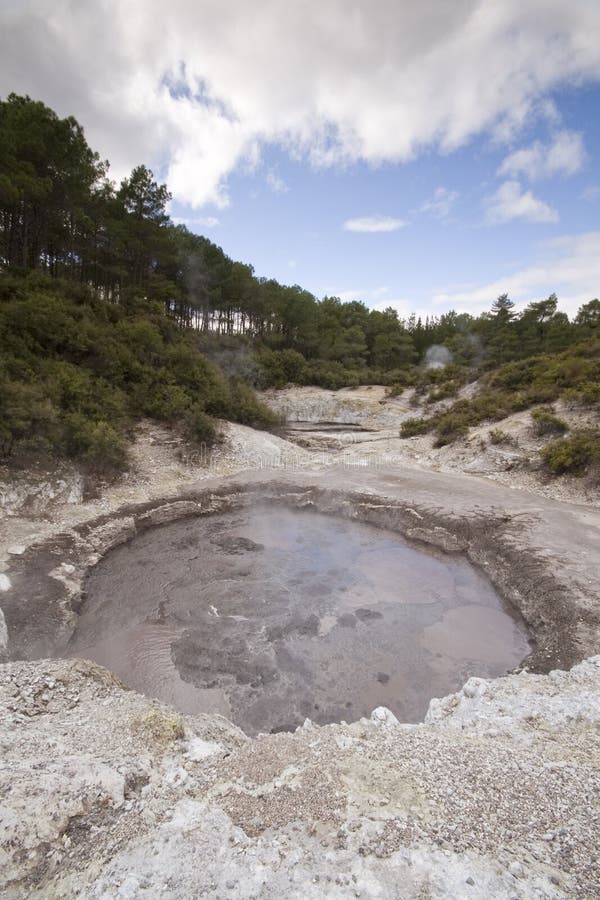 Volcanic Mud Pool stock photo. Image of magma, thermal - 11339304