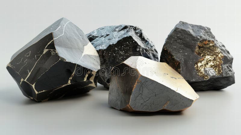 Mineral-rich Formations with Natural Rock Textures and Layers. Stock ...