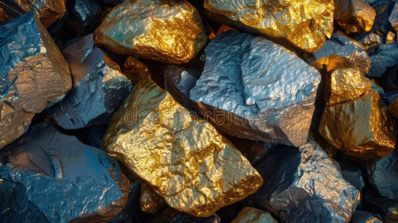 Mineral-rich Formations with Natural Rock Textures and Layers. Stock ...