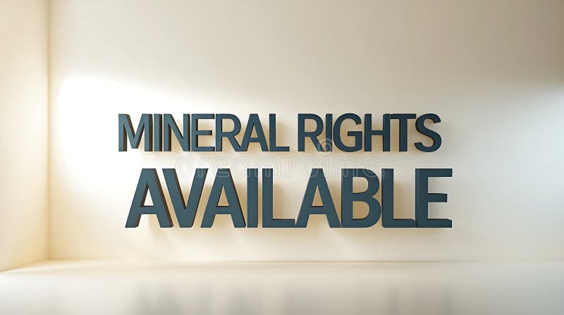 Mineral Rights Available in a Modern Setting with Clear Typography ...