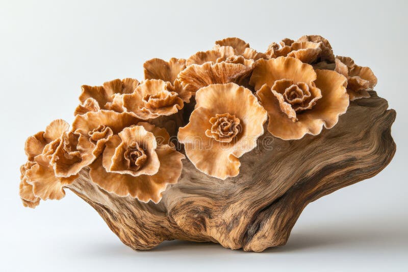 Mineral Rose Sahara Desert Set Against White Background Stock Photos ...