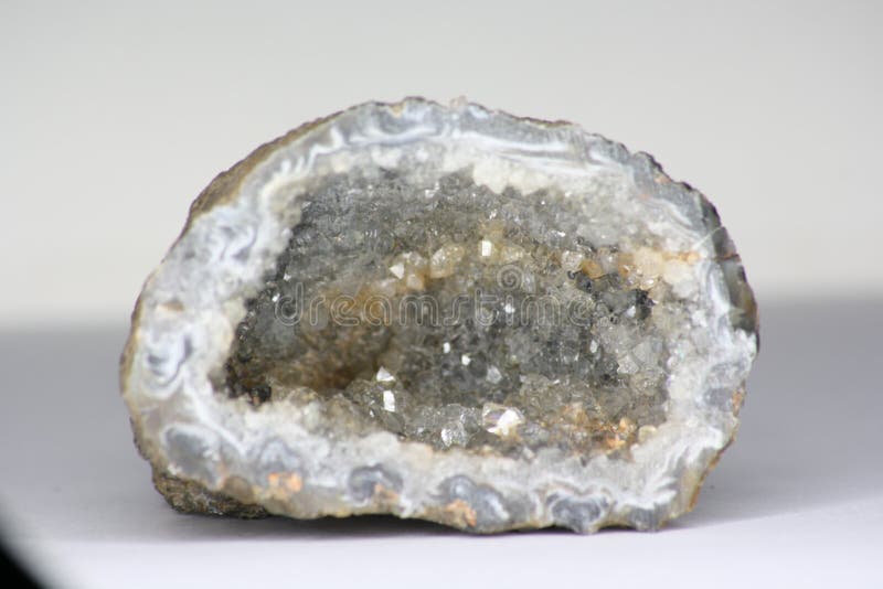 Cutted Druse Sparkling Stone Close Up Stock Photo - Image of close ...