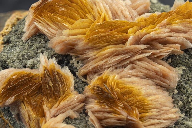 Raw Specimen of Barite Rock or Barytes Mineral Stone Isolated on White ...