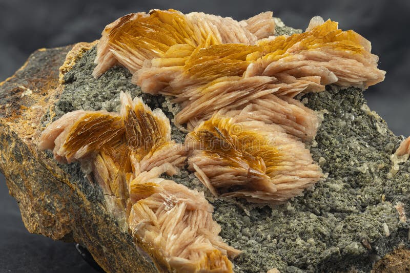 Barite Mineral Specimen. Rock Sample, Mineral Collection Stock Photo ...